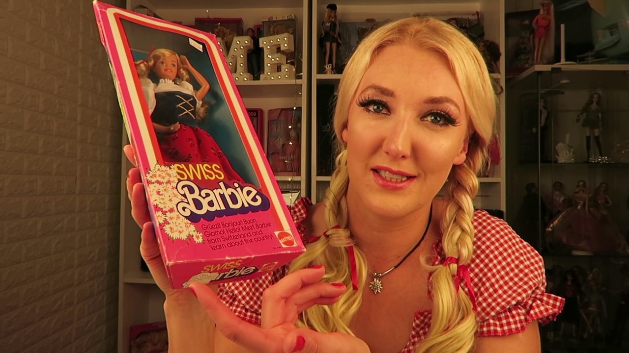Обзор на винтажную Барби 83 года в швейцарском костюме Barbie Swiss ...