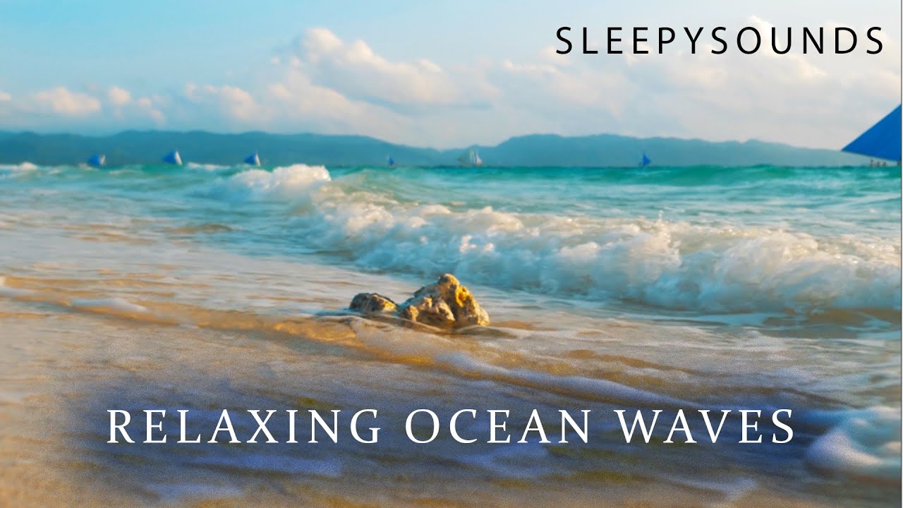 Relaxing Ocean Sea Waves - 9 Hours of 4K Peaceful sounds of waves for ...