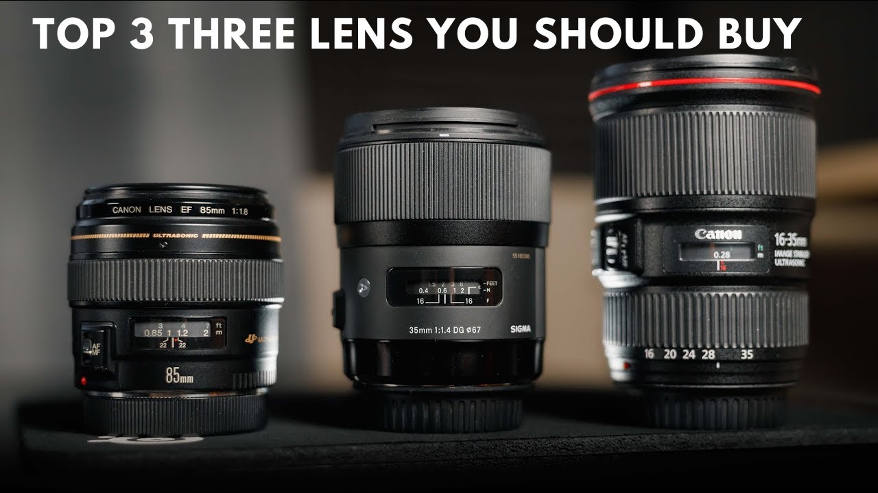 TOP 3 LENS YOU SHOULD BUY | FILMMAKER | LENS | WIDE LENS| MID FOCAL ...