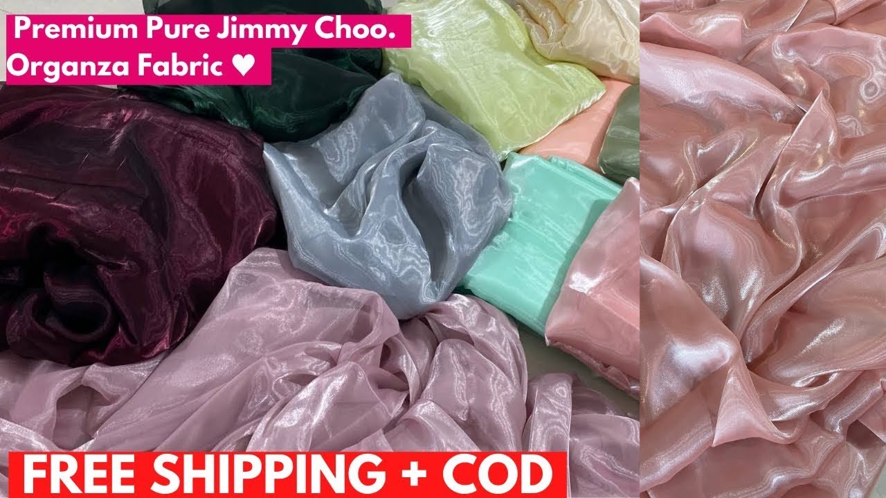 Most Premium Jimmy Choo. Organza Fabric Sarees 😍| COD +Free Shipping ...
