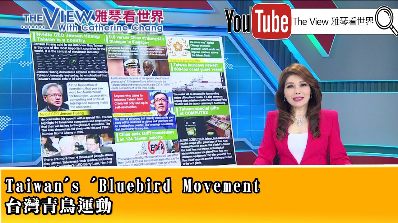Episode 381《Taiwan's 'Bluebird Movement》『雅琴看世界The View with Catherine ...