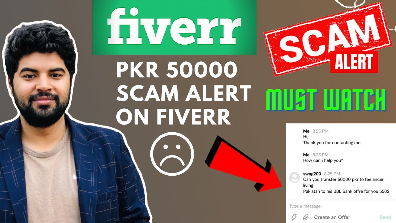 Save yourself from Rs. 50,000 Scam on Fiver | Must Watch Scam Alert ...