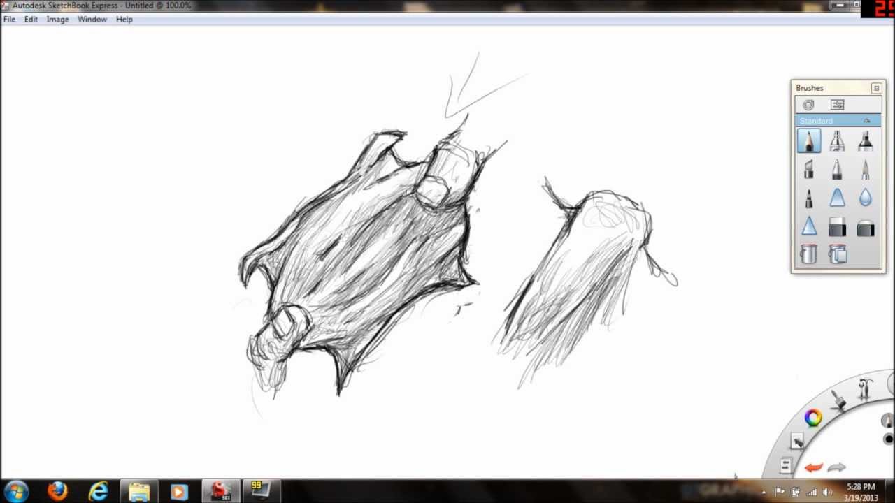 Pencil tutorial: Drawing and Shading fabric - YouTube