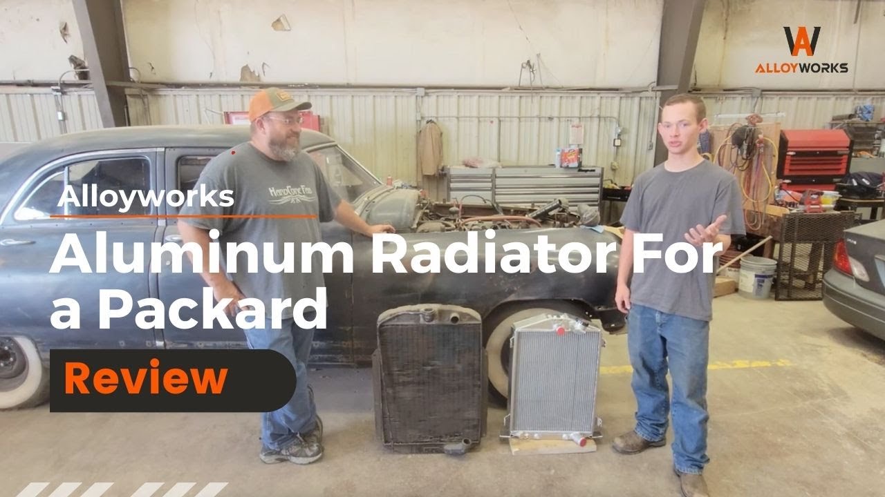 Restoring a 49 Packard with Alloyworks All-aluminum Radiator | Step by ...