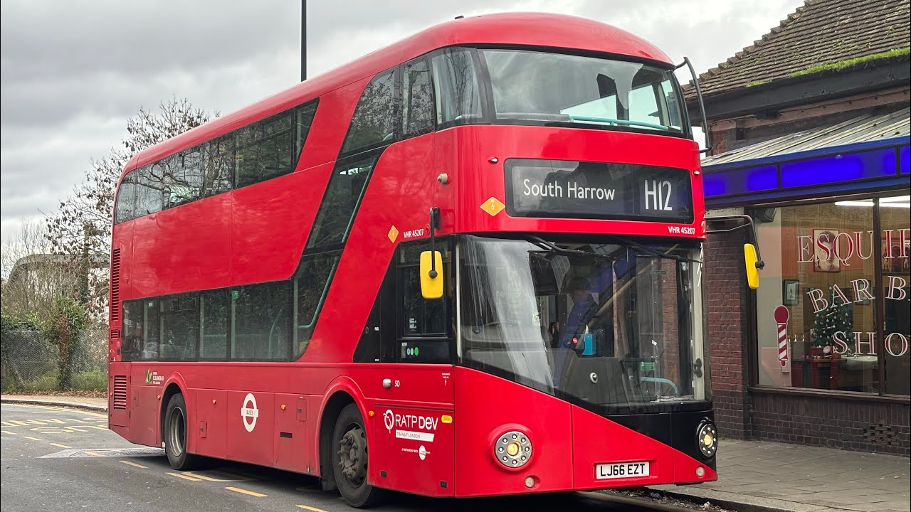 RATP Group (BT) Route H12 | Volvo B5LH Wright SRM | LJ66 EZT VHR45207 ...
