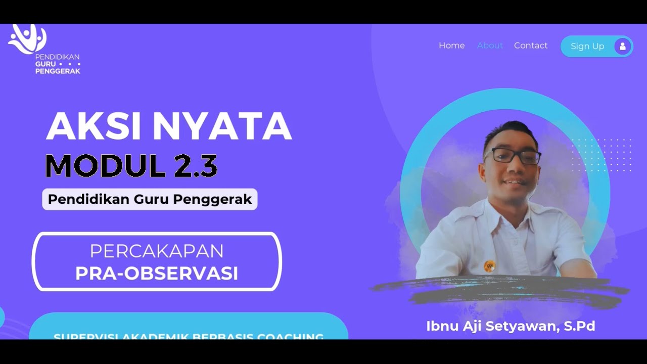 IBNU AJI SETYAWAN-REAL ACTION MODULE 2.3 COACHING-BASED ACADEMIC ...