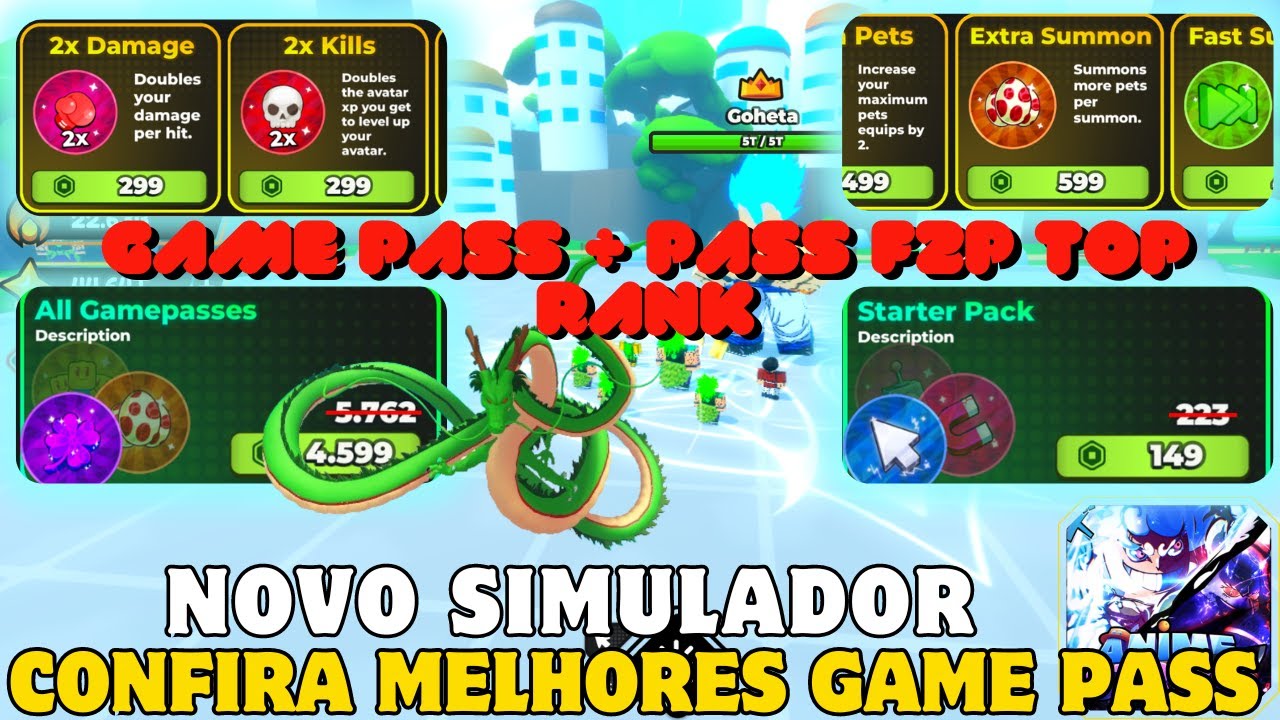 Anime Strike Simulator Confira Melhores GAME PASS + PASS F2p TOP RANK ...