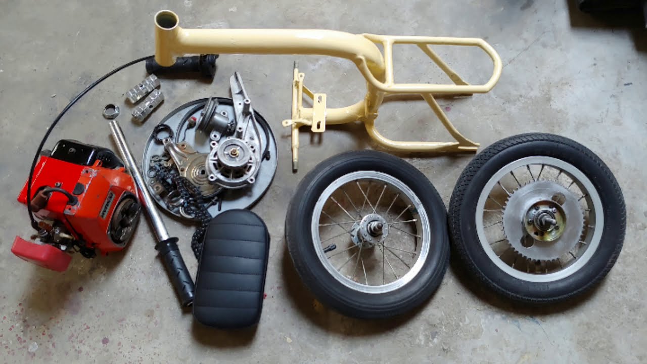 Installation my new mini bike (video 3) - YouTube