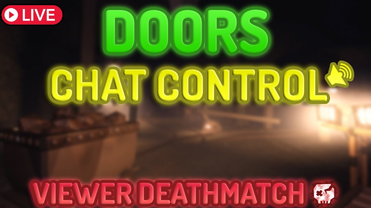 🔴LIVE | CHAT CONTROL & PLAYING WITH VIEWERS!!! DOORS (Roblox) #roadto1k ...