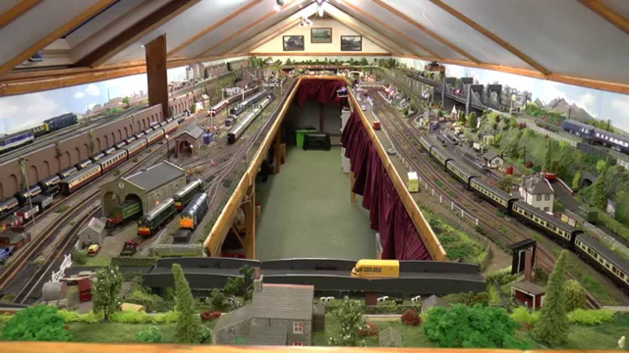 Dave`s Model Railway Tour of the Completed Layout Feb. 2015 - YouTube