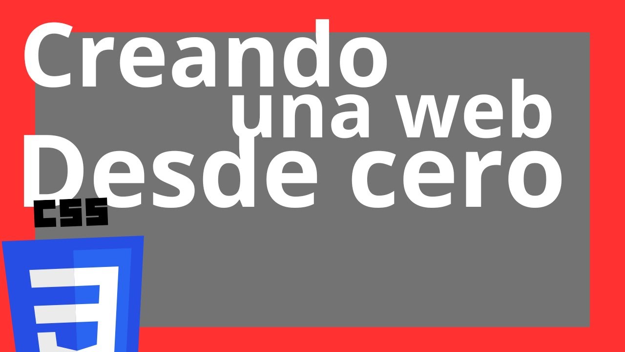 Creando pagina web con html y css - YouTube