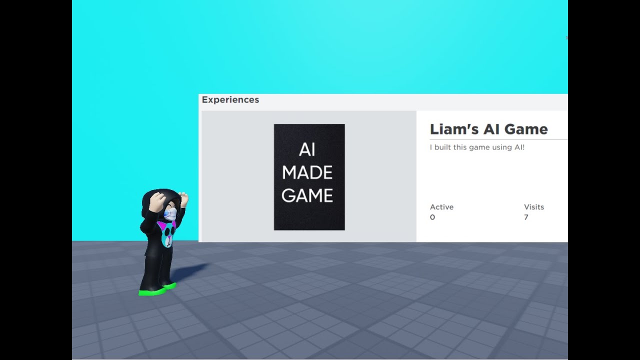 I built an Obby using AI!!! - YouTube