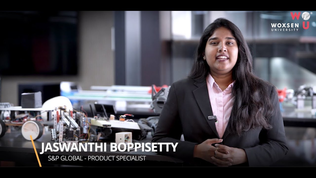 Woxsen MBA Placements: Jaswanthi Boppisetty at S&P Global - YouTube