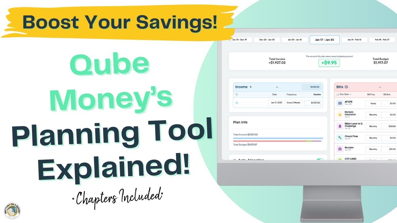 How I Budget Every Dollar Using Qube Money’s Planning Tool - YouTube