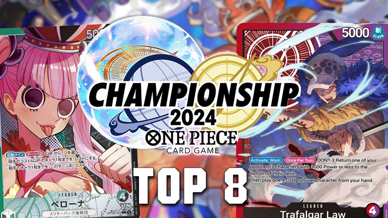 [OP08] Hiroshima CS Top 8 - OP06 Perona vs. ST10 Trafalgar Law - YouTube