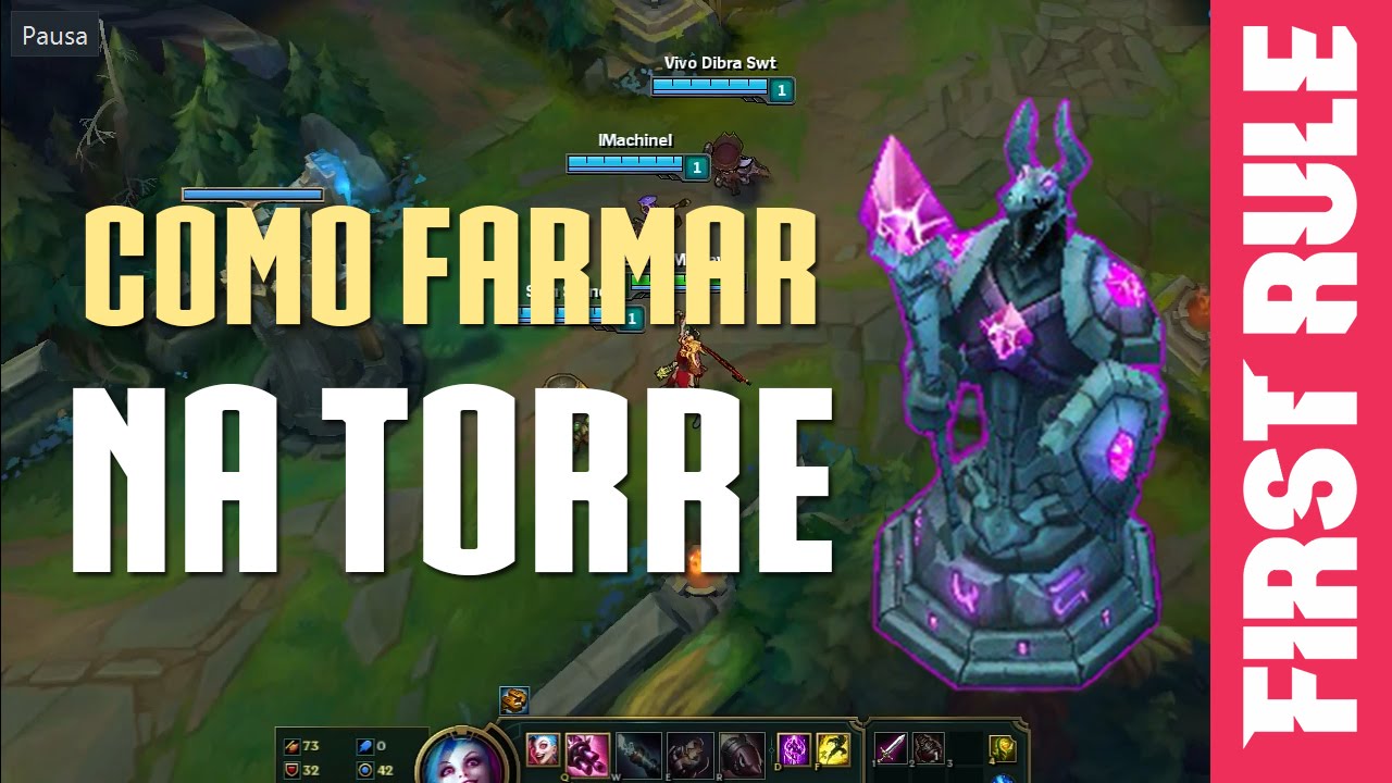 Como Farmar na Torre - League of Legends - YouTube