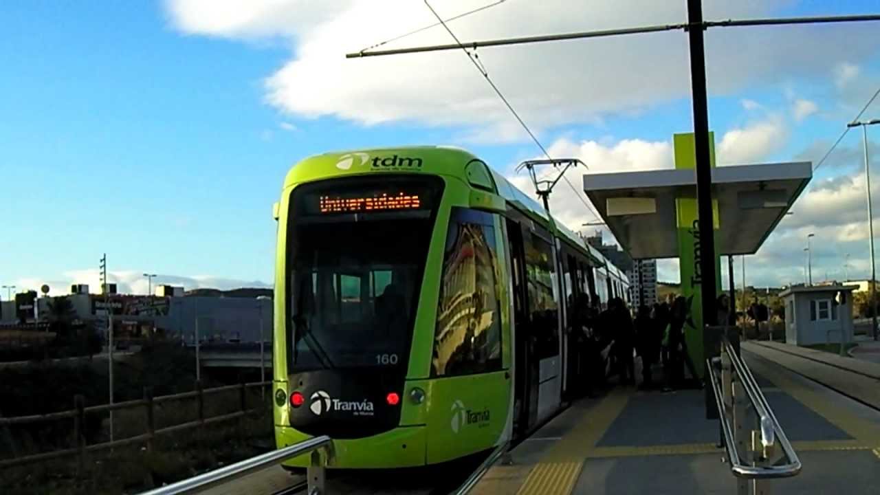 Electric Tram in Spain - YouTube