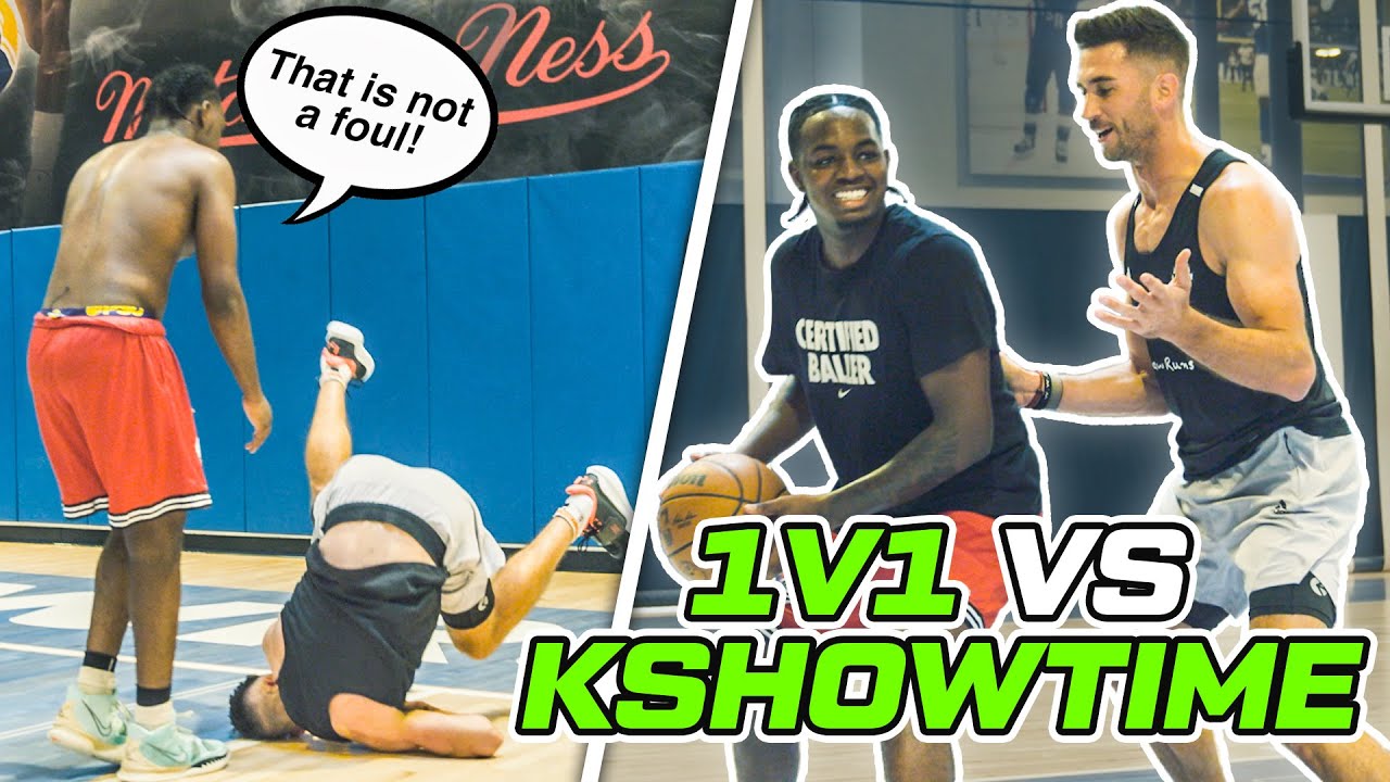"This isn't a park takeover this is real basketball" 1v1 vs K Showtime ...