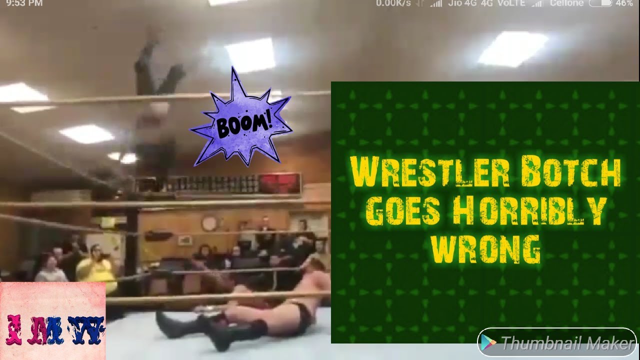 Worst Wrestling Botch of 2019. - YouTube