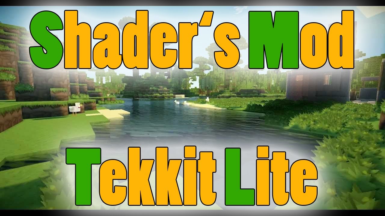 SHADER TUTORIAL TEKKIT LITE / MINECRAFT 1.4.6 - YouTube