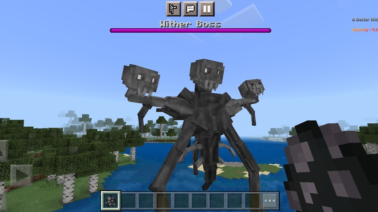 Better Wither Boss addon in Minecraft - YouTube