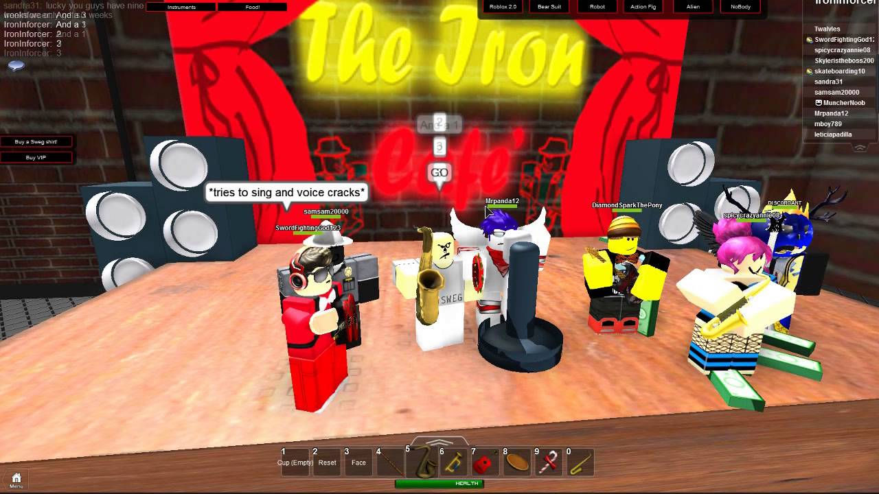 The Iron Cafe ROBLOX - YouTube