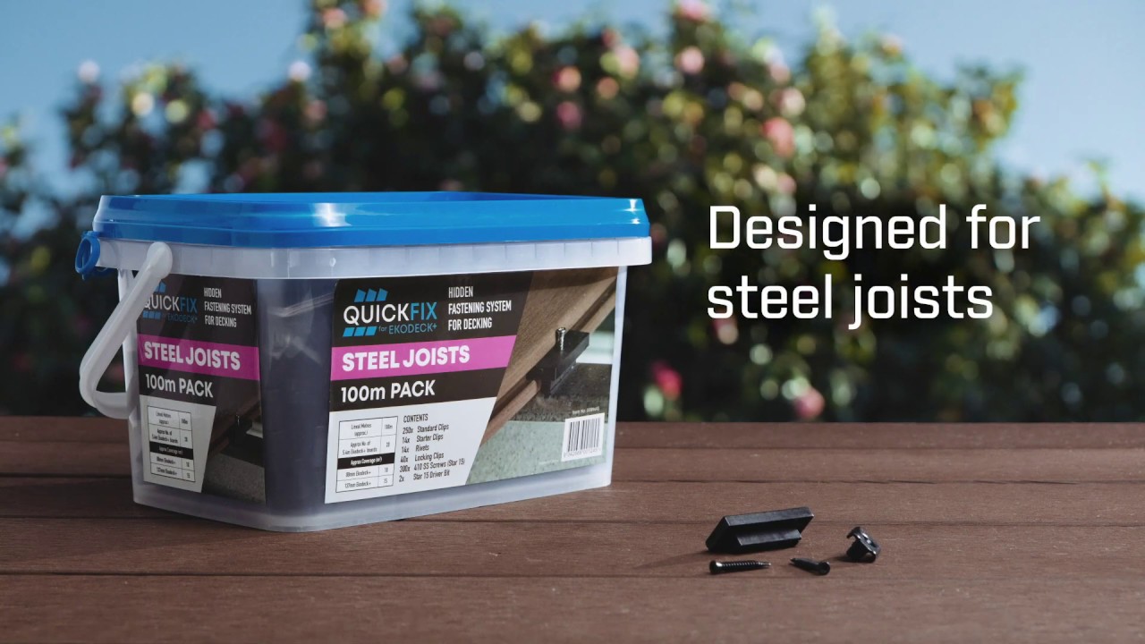 How To Install Ekodeck on Steel Joists Using the 6mm Quickfix System ...