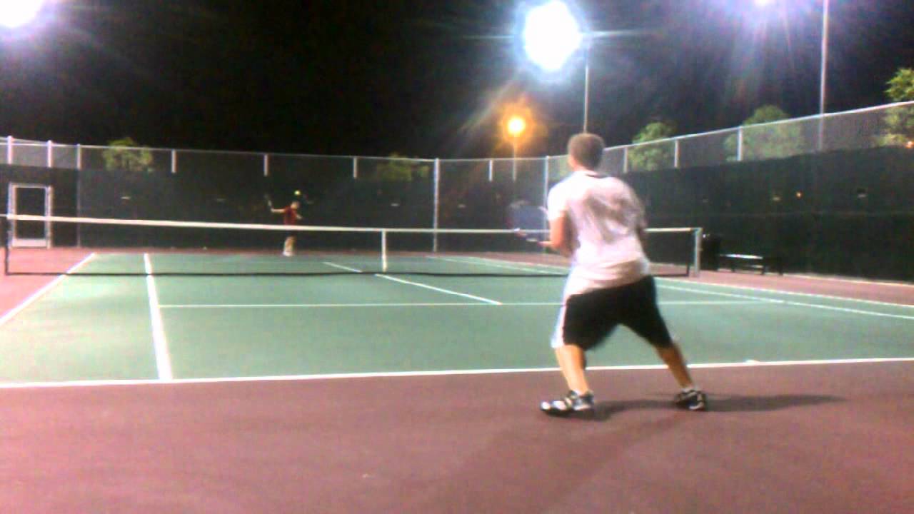 4.5 tennis bh practice - YouTube