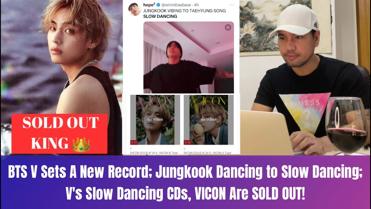 BTS V / Kim Taehyung Sets A New Record; Jungkook Dancing to Slow ...