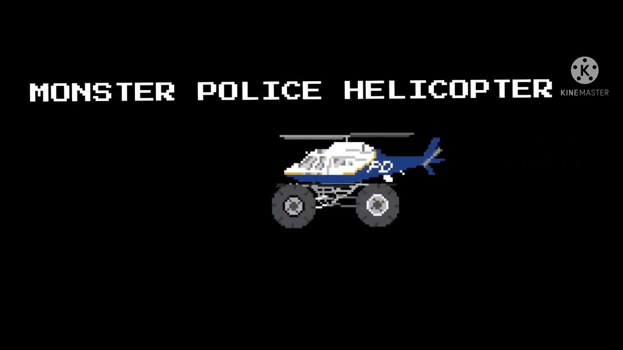 Monster police helicopter - YouTube