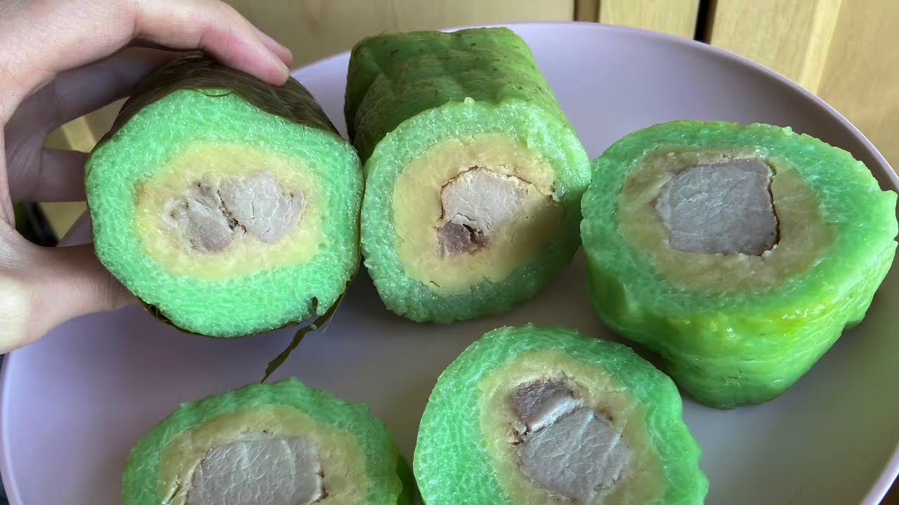 Vietnamese Bánh Tét Instant Pot Recipe sticky rice mung bean pork cake ...