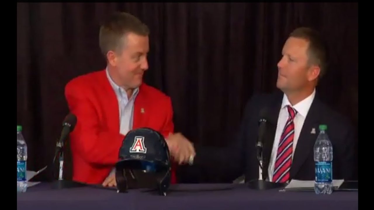 Jay Johnson introduced as Arizona Wildcats head baseball coach - YouTube