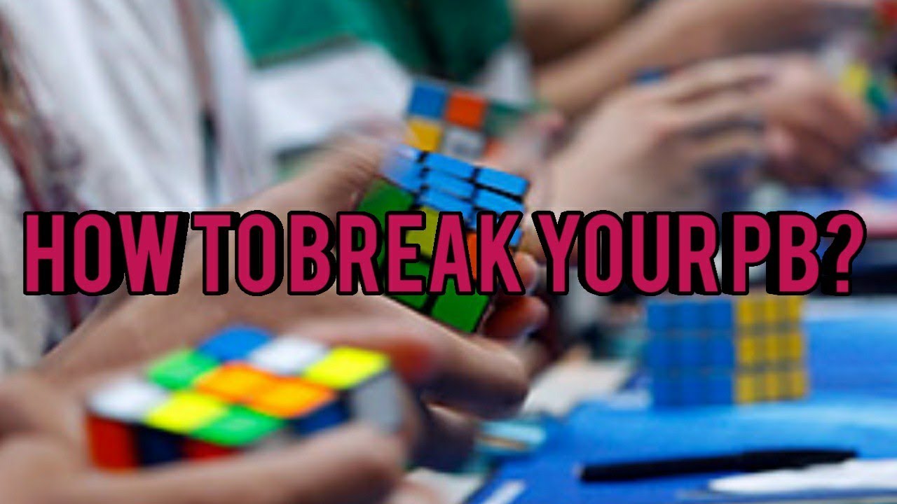 How to break your pb #speedcubeshop #cubing - YouTube