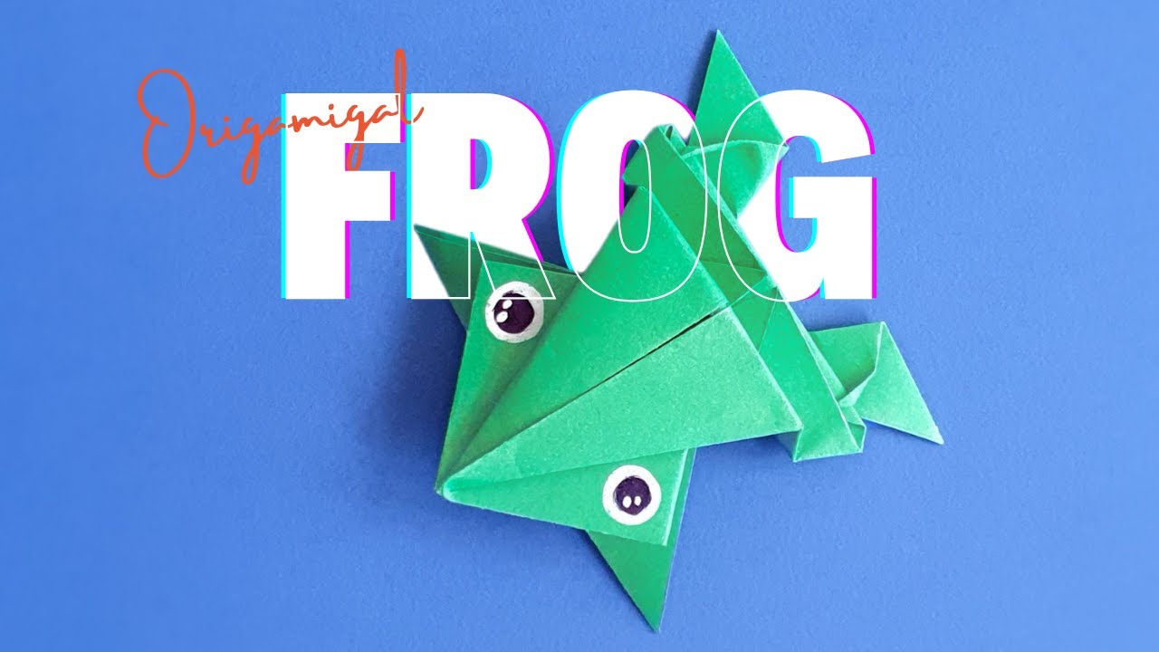 Leap into Creativity: Crafting a Jumping Frog Origami Tutorial! - YouTube