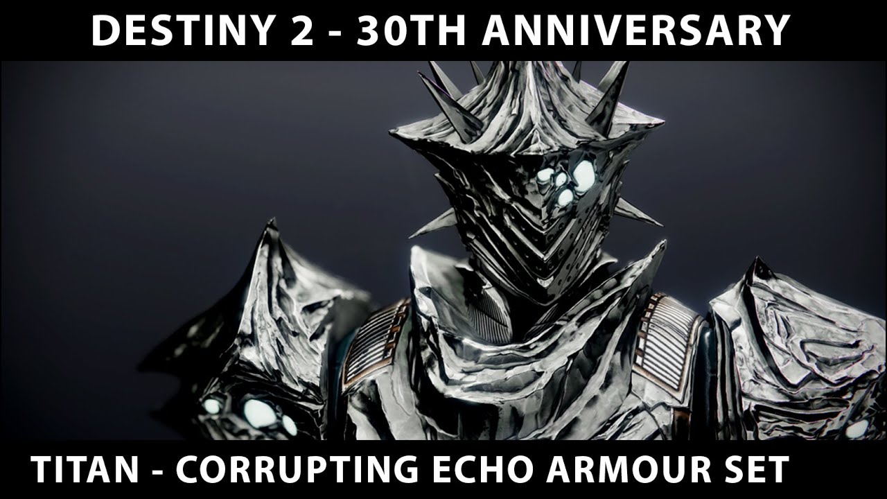 Destiny 2 30th Anniversary. Titan Descending Echo Hive Armour Set - YouTube