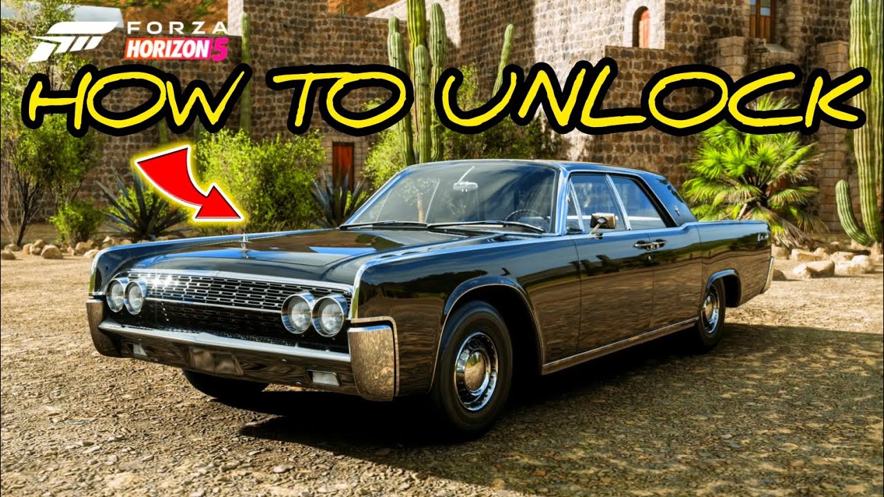 HOW TO GET THE 1962 Lincoln Continental in Forza Horizon 5 - YouTube