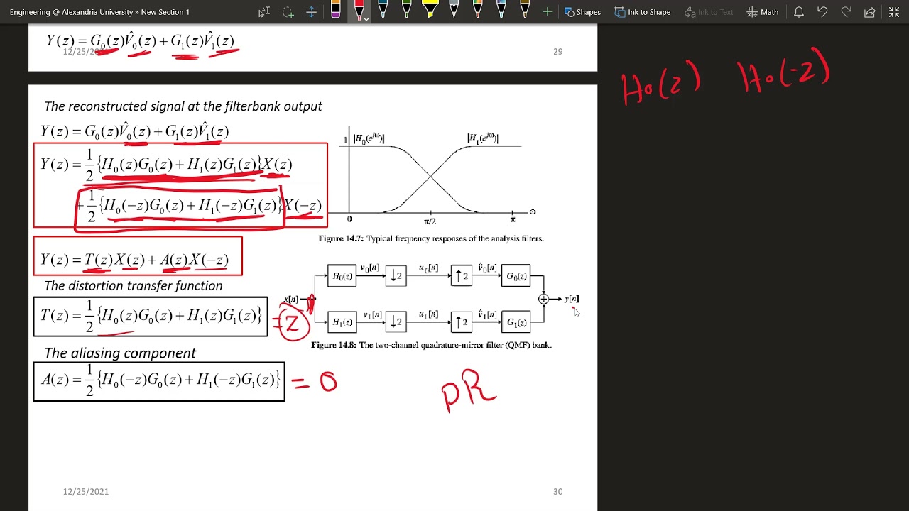 Quadrature Mirror Filter Bank - YouTube