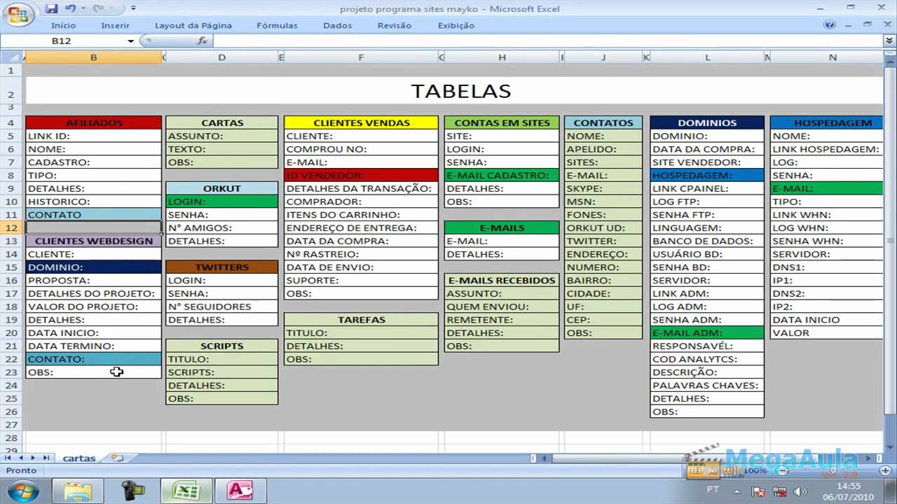 03 Iniciando Access e criando as tabelas - YouTube