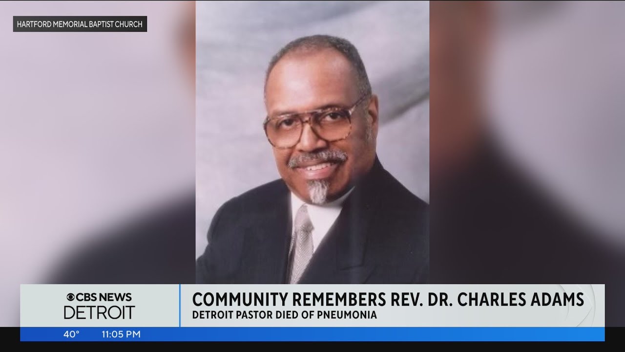 Community members honor Rev. Charles Gilchrist Adams in Detroit - YouTube