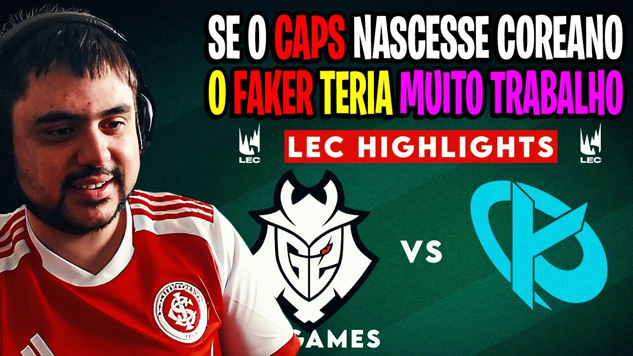 🚨 G2 x KC! TOCKERS REAGIU A FINAL UPPER DA LEC WINTER 2025! ESSA G2 TÁ VOANDO? - YouTube