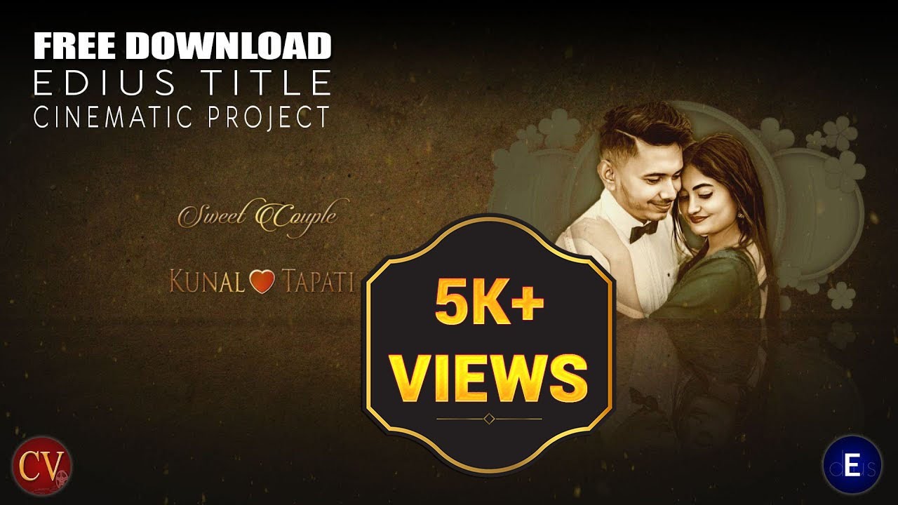 edius title project free download 2023 | Pure Golden | - YouTube