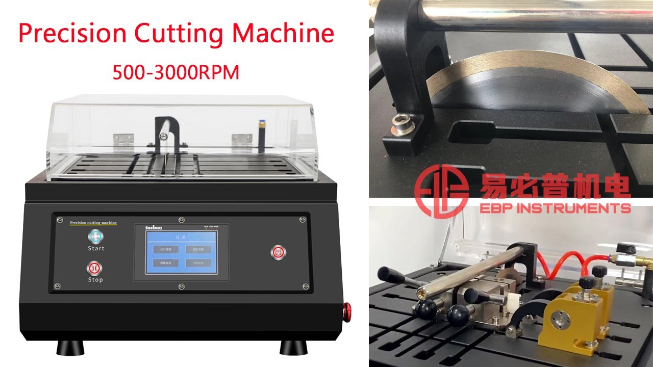 Metallography Precision Cutting Machine with high speed - YouTube
