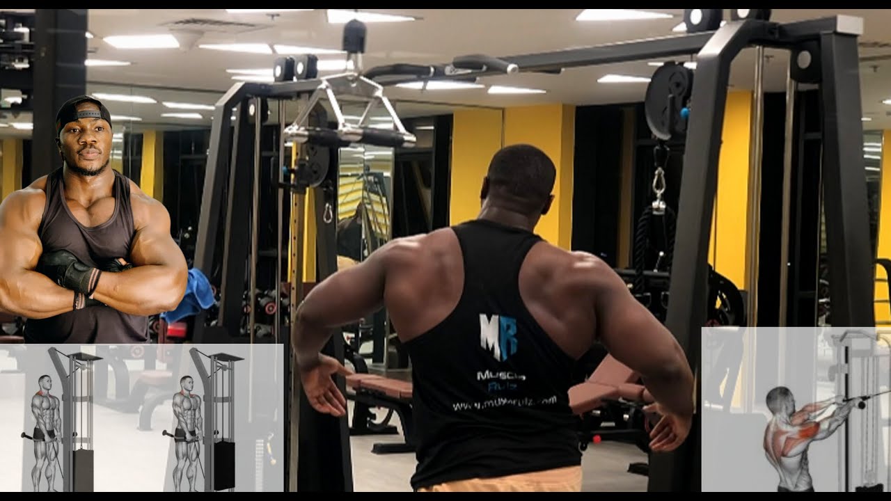 BEST BACK EXERCISES WITH CABLE AT GYM | BIG BACK. - YouTube