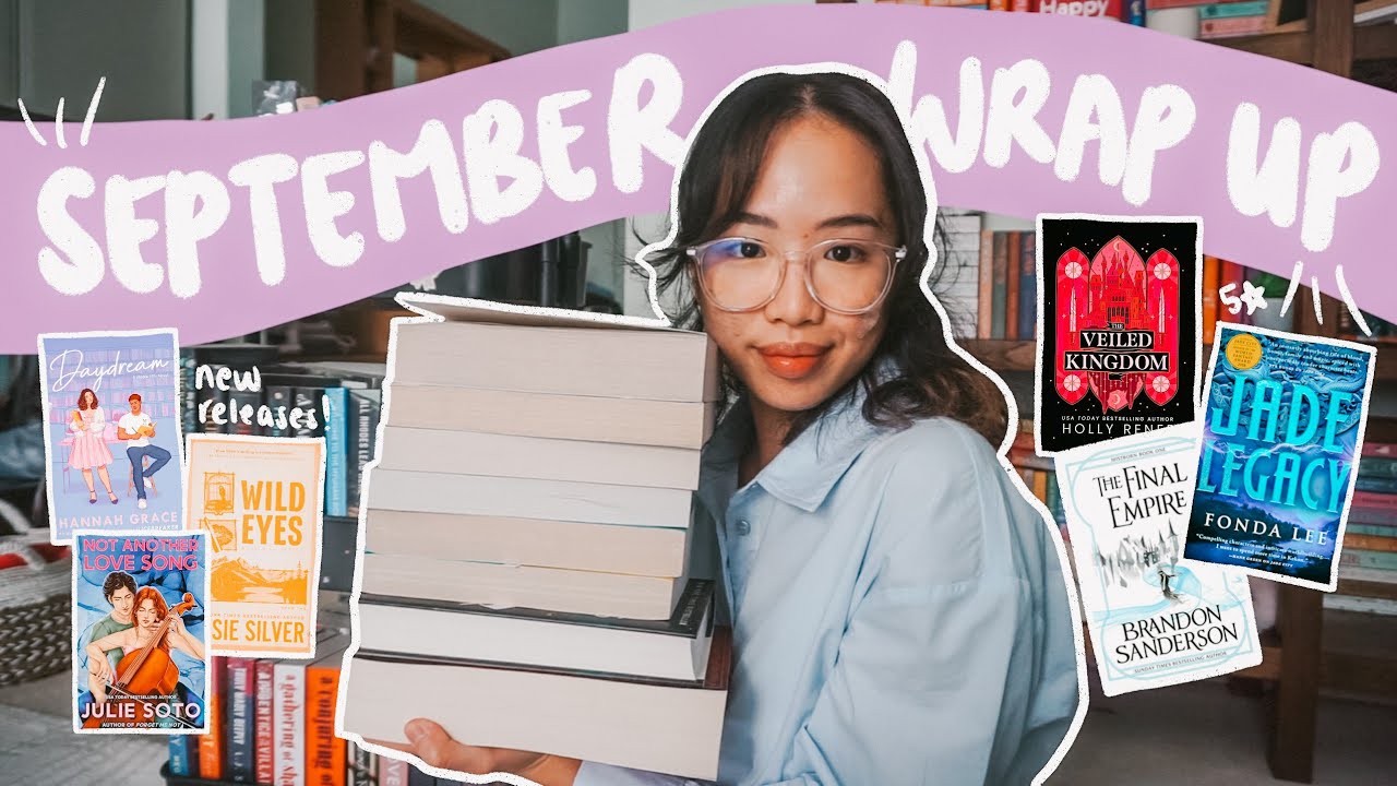 all the 10 books i read in september! *september wrap up* - YouTube