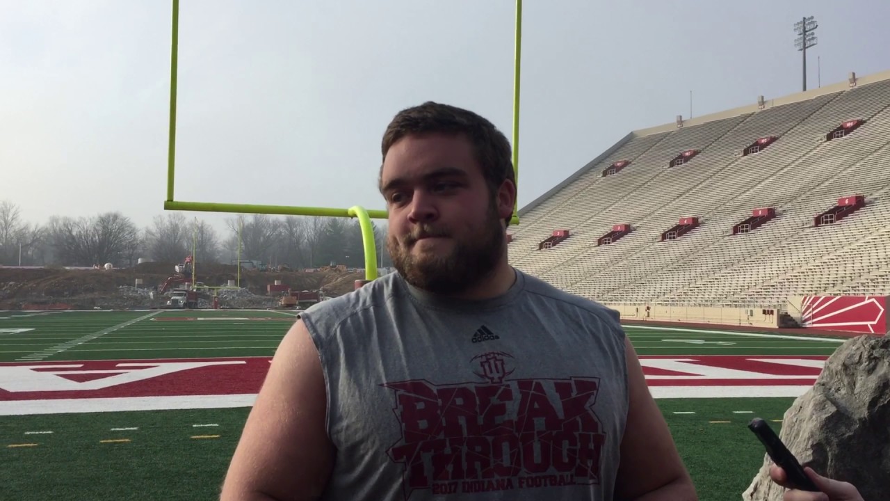 IU OL Wes Martin on 2017 Winter Workouts - YouTube