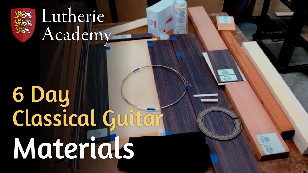 6 Day Classical Guitar Building Course - Materials - YouTube