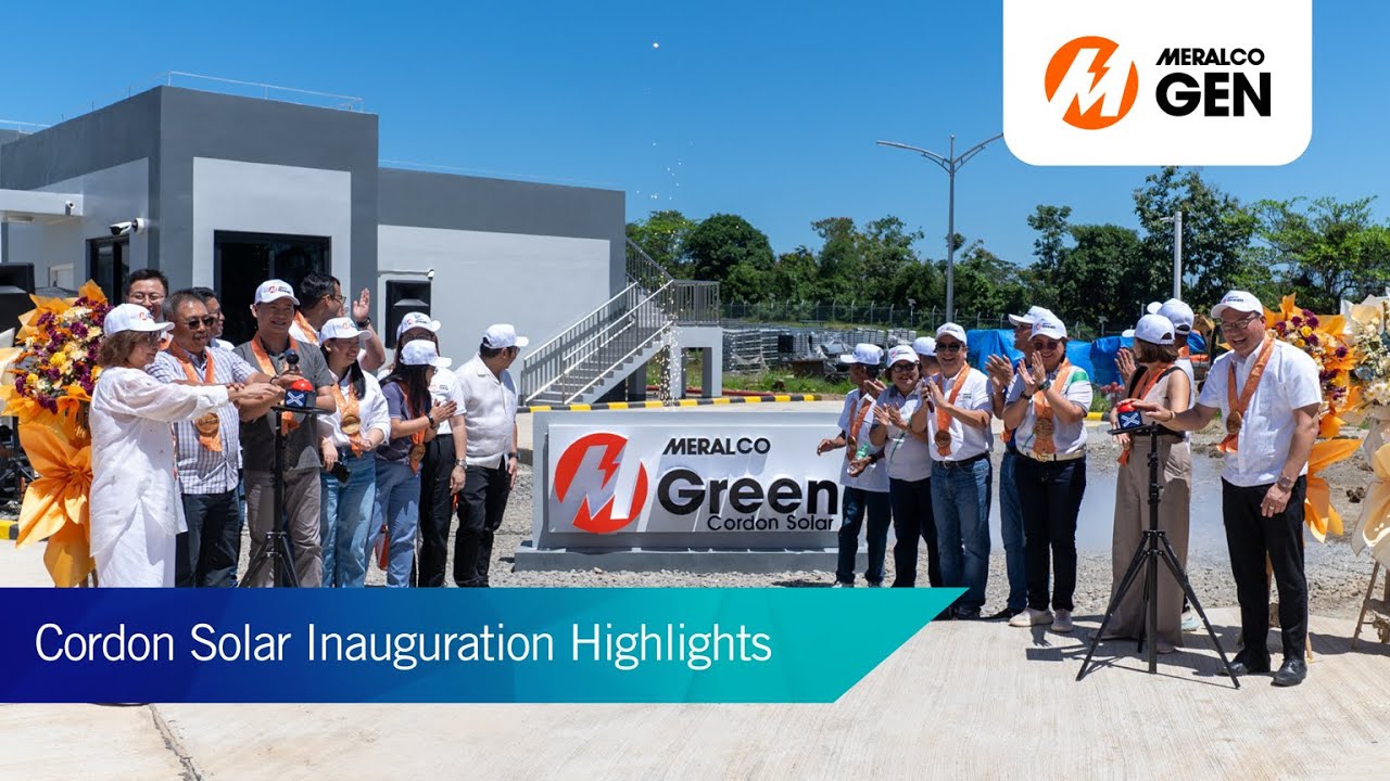 Cordon Solar Inauguration Highlights | MGEN - YouTube
