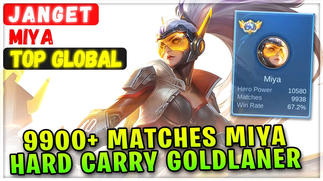 9900+ Matches Miya, Hard Carry Goldlaner [ Top Global Miya ] J A N G E ...