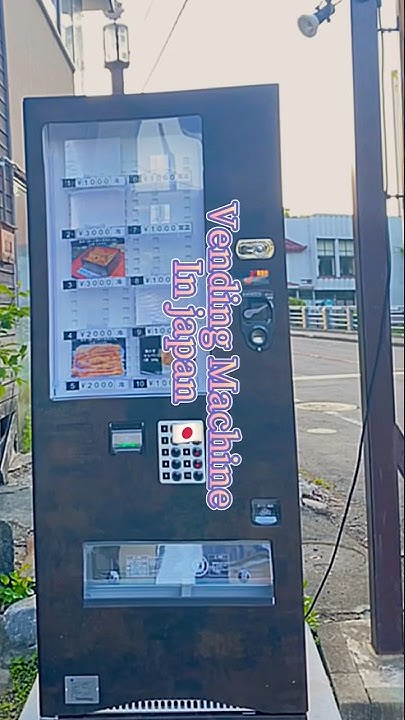 Hungry?? No worries 😉 #vendingmachine is always there In #japan #travel ☺️#bento - YouTube