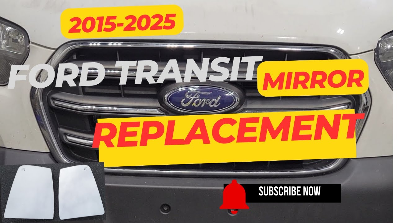 How To Replace Ford Transit Door Side Mirror Indicator Lens - YouTube